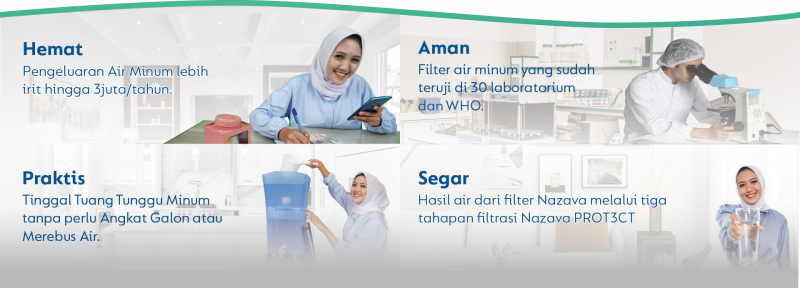 Filter Air Minum Terbaik di Indonesia - Nazava Water Filters